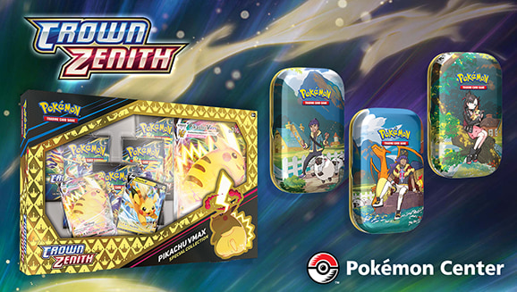 Pokémon TCG: Crown Zenith at Pokémon Center featuring Pikachu VMAX and ...