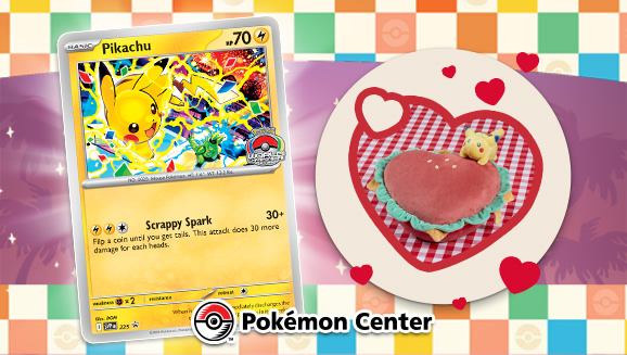 Celebrate Worlds at Home with a Pokémon Center Promo Card & Plush