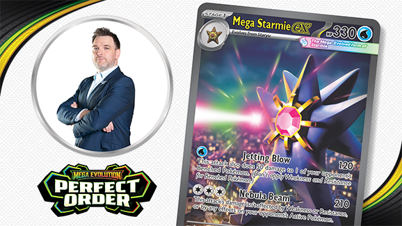 Build a Mega Starmie ex Deck from Pokémon TCG: Mega Evolution—Perfect Order