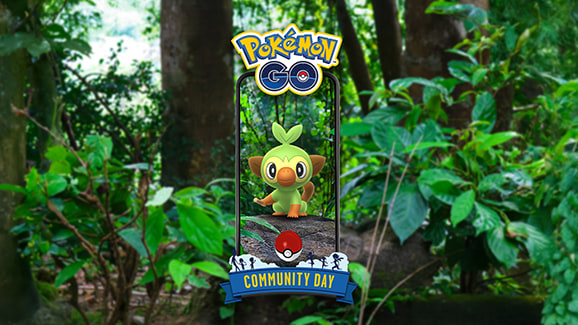Dia Comunitário de janeiro do Pokémon GO com Grookey