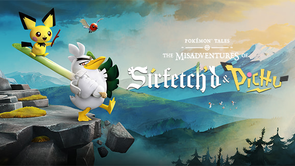 New Artwork from Pokémon Tales: The Misadventures of Sirfetch’d & Pichu
