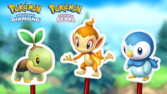 Brilliant and Shining Pokémon Papercrafts