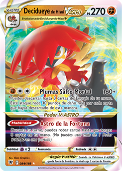 Decidueye de Hisui V-ASTRO y mucho más en Espada y Escudo-Resplandor ...
