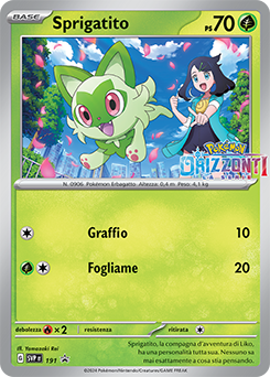 Preparati per le carte promozionali della serie Orizzonti Pokémon del ...