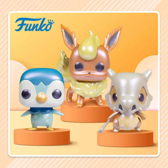 Collect Pop! Figures by Funko and New Squishmallows Plush at Pokémon Center
