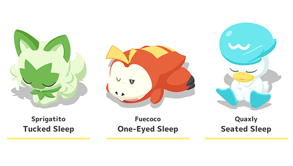 Celebrate with Sprigatito, Fuecoco, and Quaxly during Pokémon Sleep’s ...