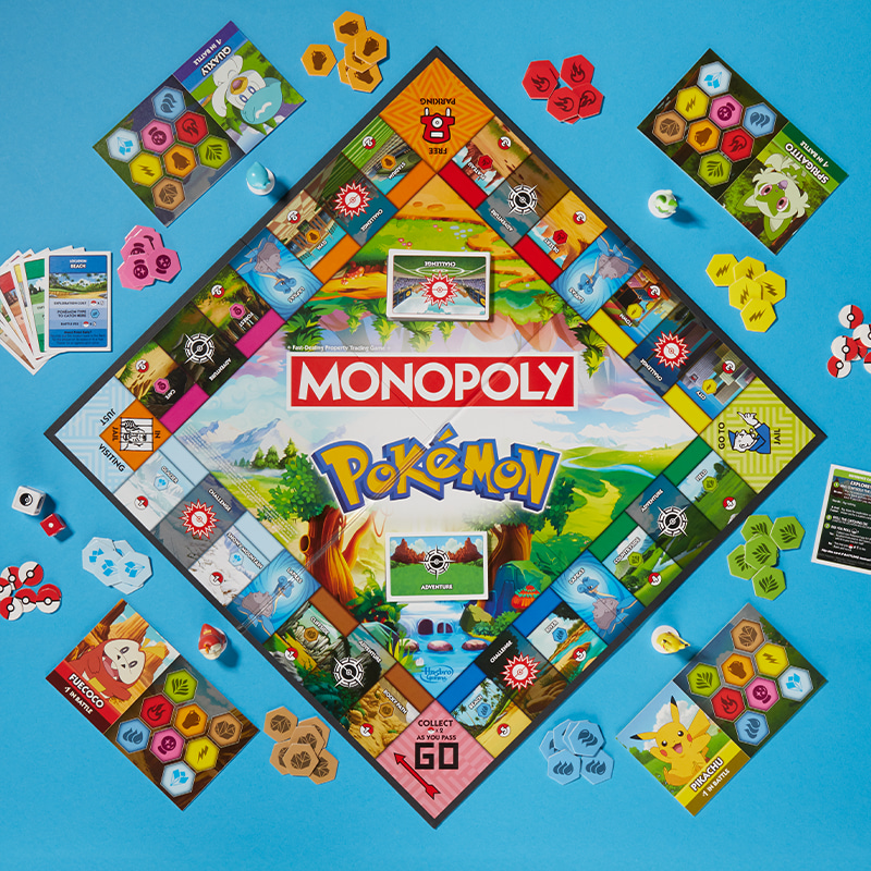 Catch Wild Pokémon in the Monopoly: Pokémon Edition Board Game