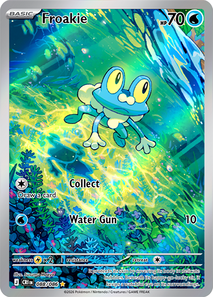 Hop This Way Toward a Full-Art Frogadier in Pokémon TCG: Mega Evolution ...
